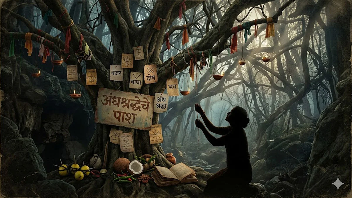 नांदेडमधील 'तलवार बाबा'चे पितळ उघडे; भोंदूगिरीचा अड्डा उद्ध्वस्त, पोलीस ...