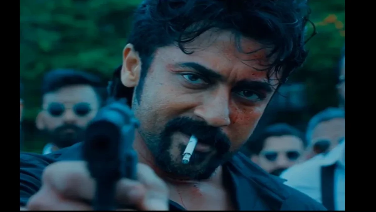 சூர்யாவின் 27 ஆண்டுகள் திரையுலக வாழ்க்கை.. 44வது படத்தின் புதிய போஸ்டர் ...