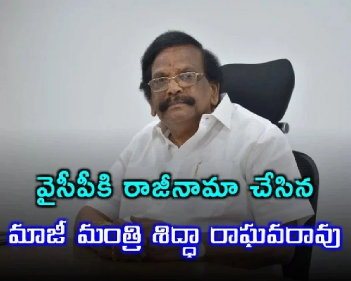 వైకాపా నుంచి మాజీ మంత్రి శిద్ధా రాఘవరావు రాంరాం... - Ex Minister Siddha ...
