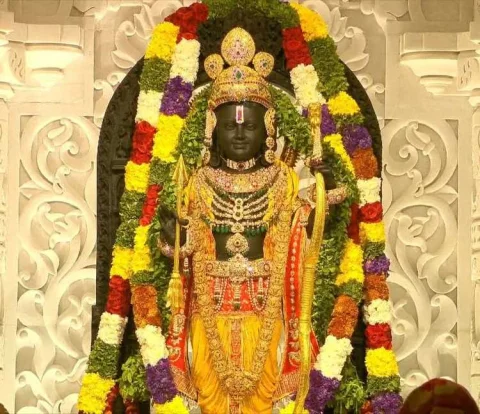 रामलल्लाच्या प्राण प्राणप्रतिष्ठेचा पहिला वर्धापन दिन, अयोध्येच्या ...