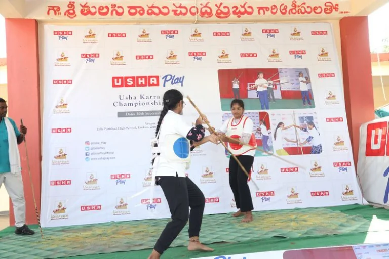 ఆంధ్రప్రదేశ్‌లో కర్ర సాము ఛాంపియన్‌షిప్‌ను నిర్వహించిన ఉషా - Usha hosts ...